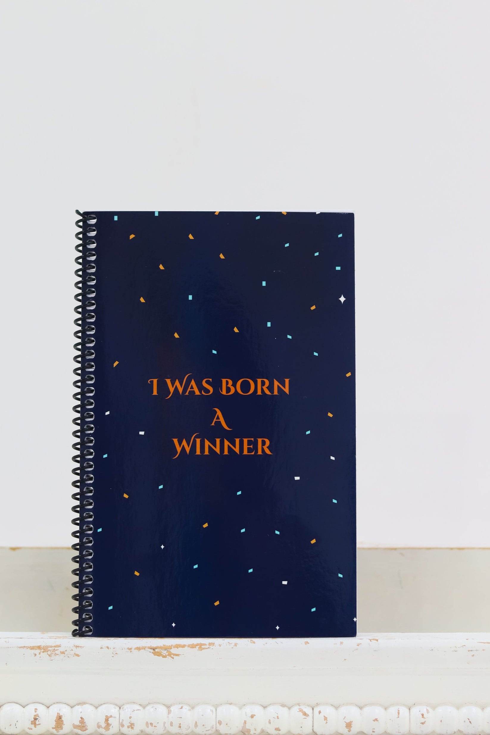 I Was Born A Winner Coiled Notebook – Cherish The Times
